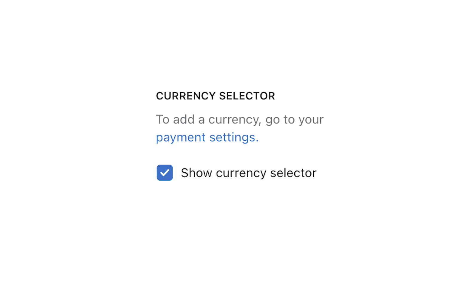 Currency selector and payment icons – Pixel Union